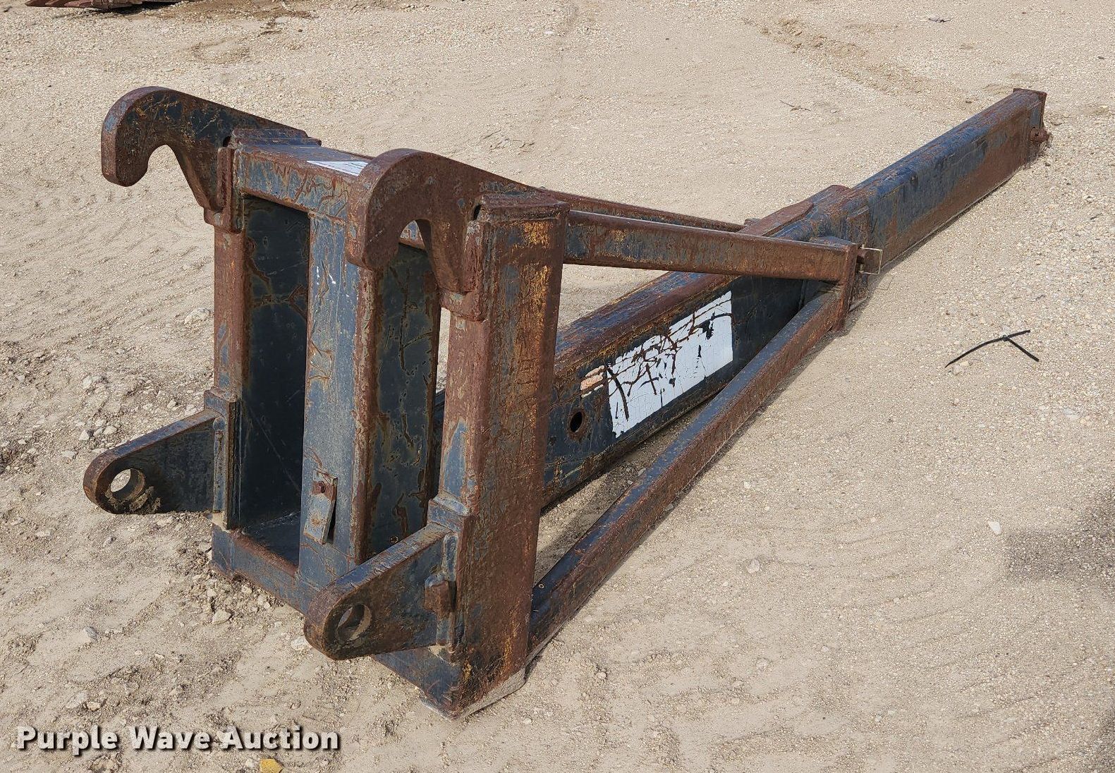 Wheel loader jib in Salina, KS | Item DK1032 sold | Purple Wave