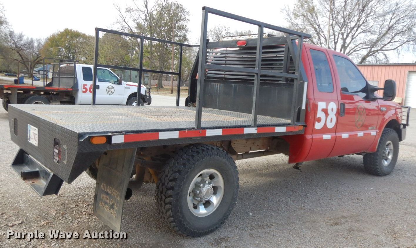 2003 Ford F250 Super Duty SuperCab flatbed pickup truck in Lenapah, OK ...