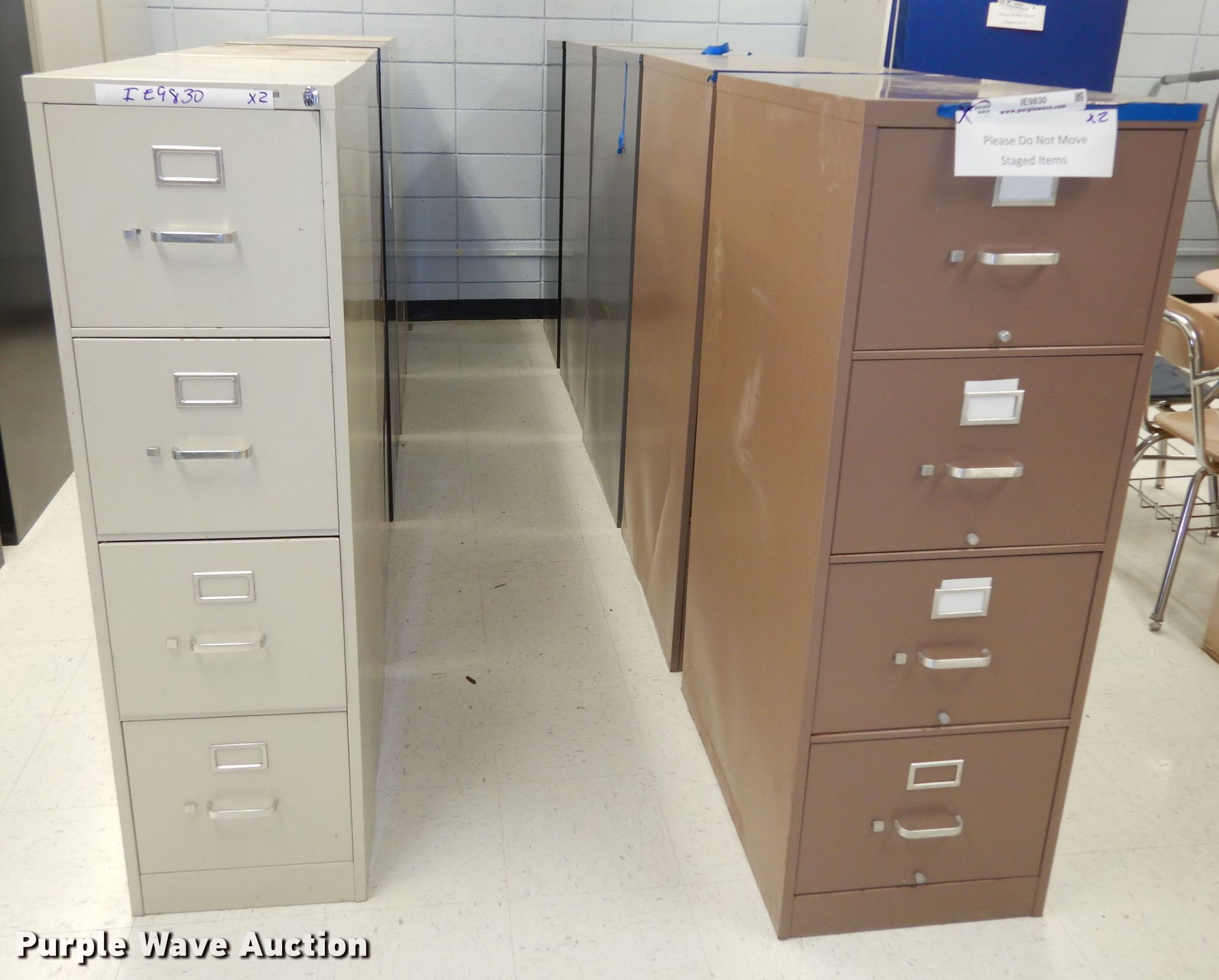 (10) file cabinets in Overland Park, KS | Item IE9830 sold | Purple Wave
