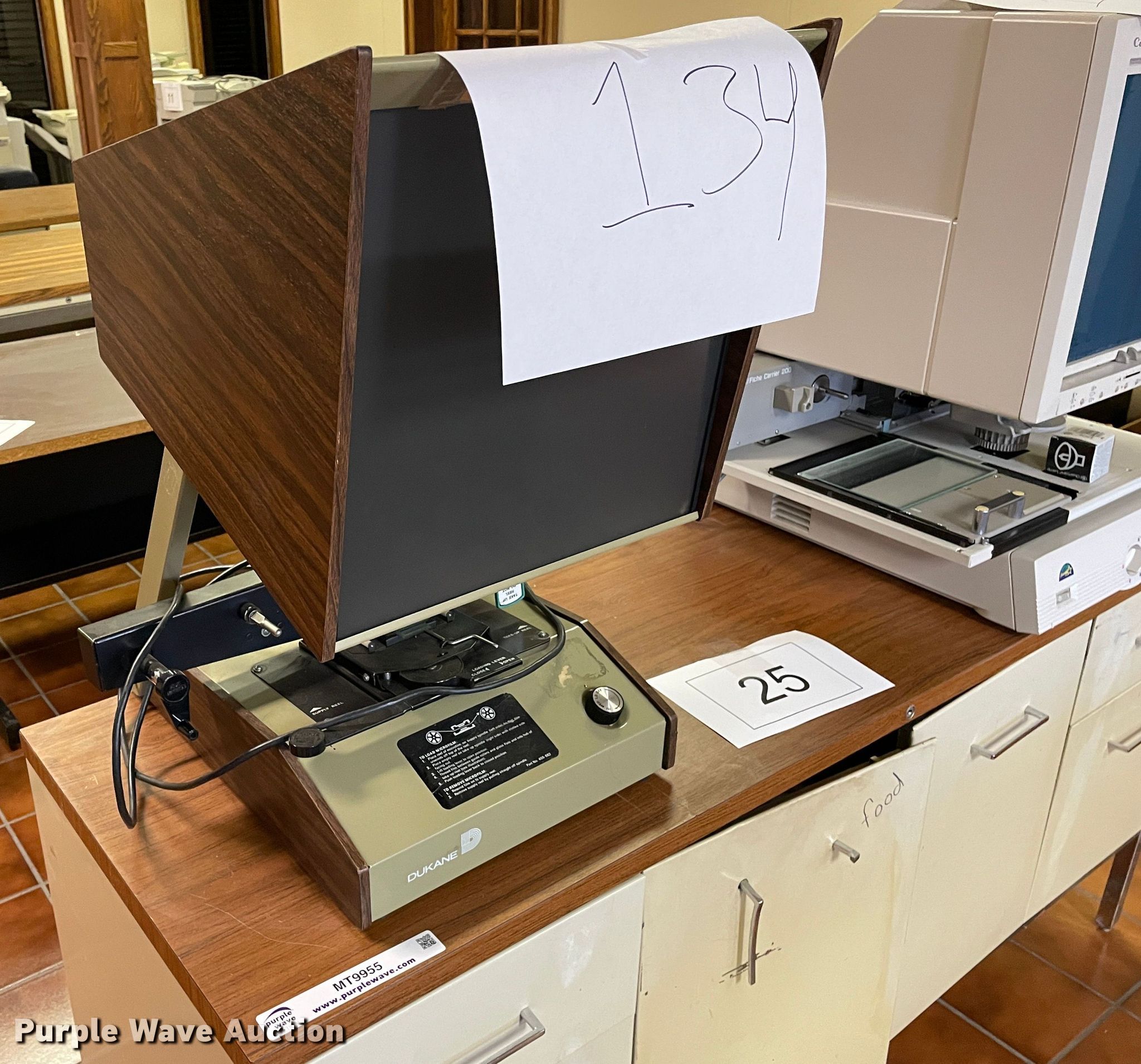 (2) microfilm readers in Woodward, OK | Item MT9955 sold | Purple Wave