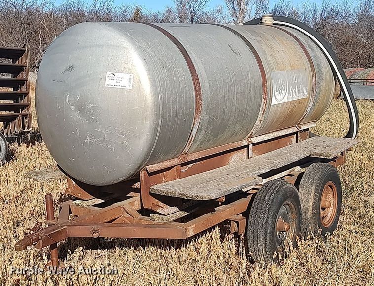 Shop built tank trailer in Agra, KS | Item DO3671 sold | Purple Wave