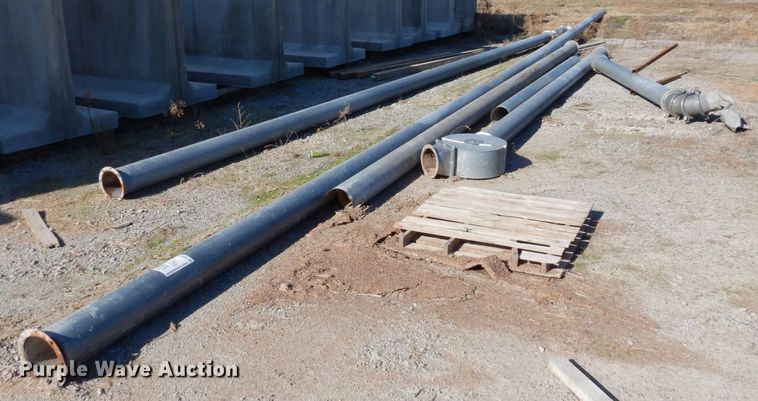 (6) 8" diameter grain leg downspouts in Galena, KS | Item DR8056 sold ...