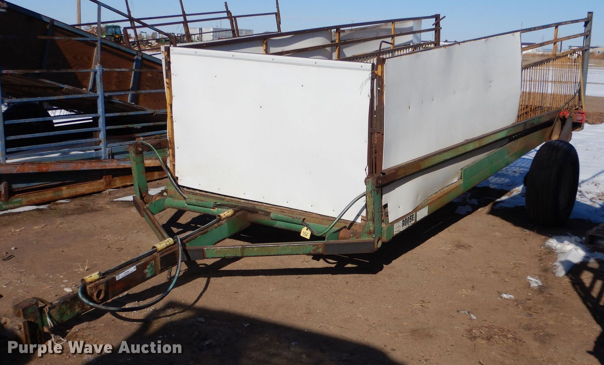 Roose hog transport trailer in Sublette, KS | Item MT9865 sold | Purple ...