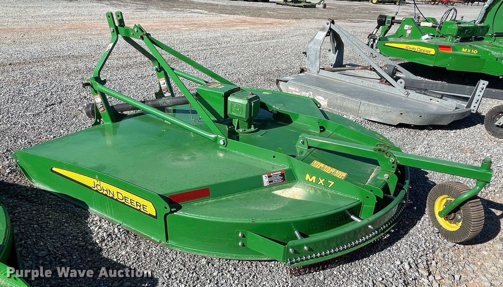John Deere MX7 rotary mower in Woodward, OK | Item MT9952 sold | Purple ...