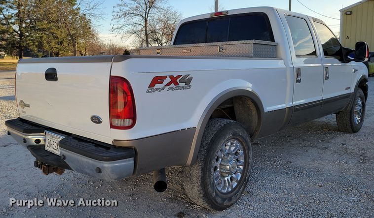 2004 Ford F250 Super Duty Lariat King Ranch Crew Cab pickup truck in ...