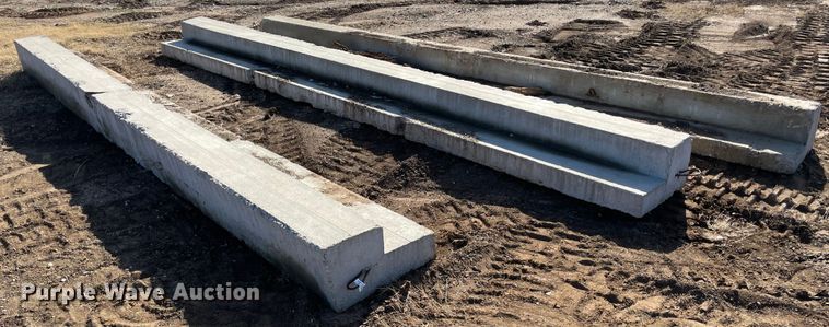 (3) concrete cattle guard foundations in Ardmore, OK | Item MI9574 sold ...