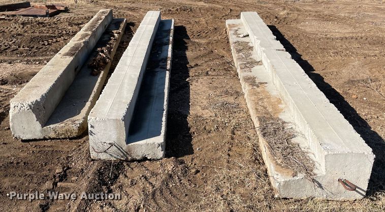 (3) concrete cattle guard foundations in Ardmore, OK | Item MI9574 sold ...
