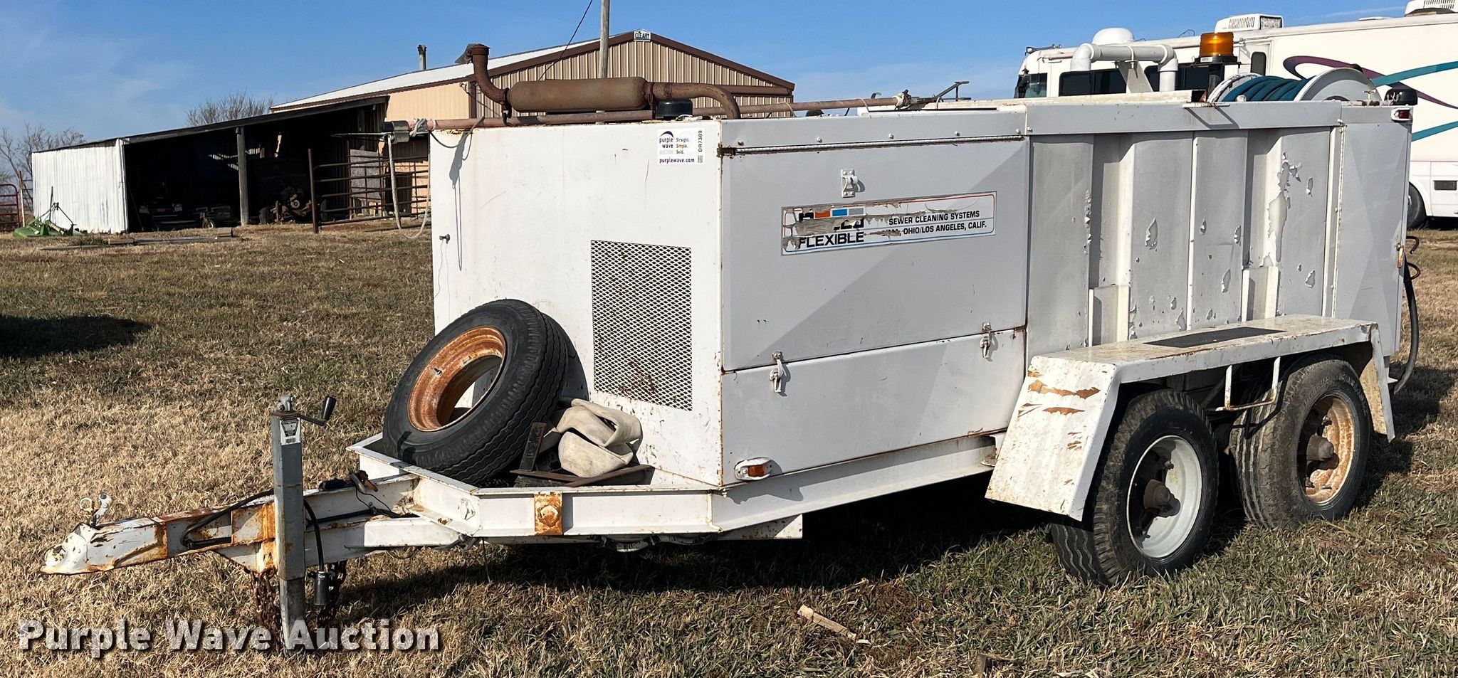 1996 Sreco Flexible HV1800TR/L/P sewer jetter trailer in Soldier, KS ...