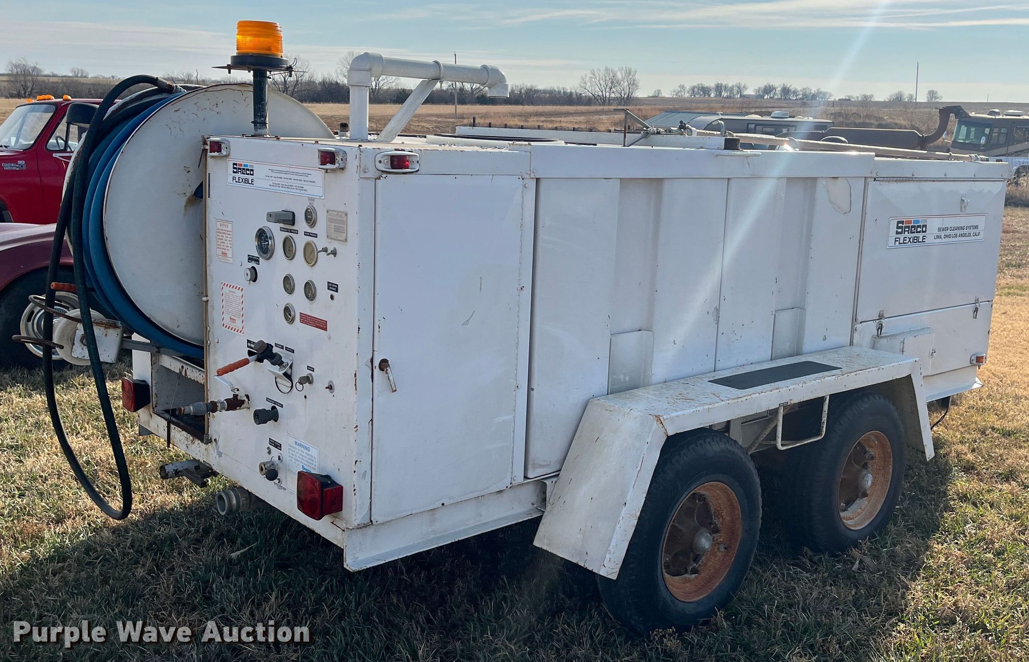 1996 Sreco Flexible HV1800TR/L/P sewer jetter trailer in Soldier, KS ...