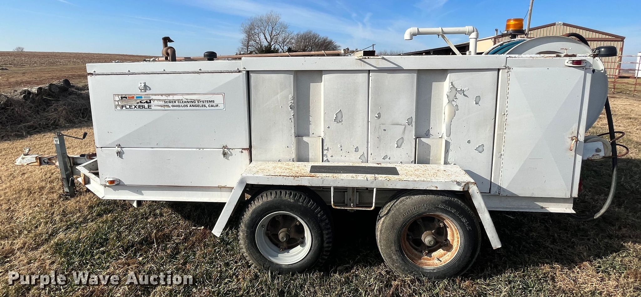 1996 Sreco Flexible HV1800TR/L/P sewer jetter trailer in Soldier, KS ...
