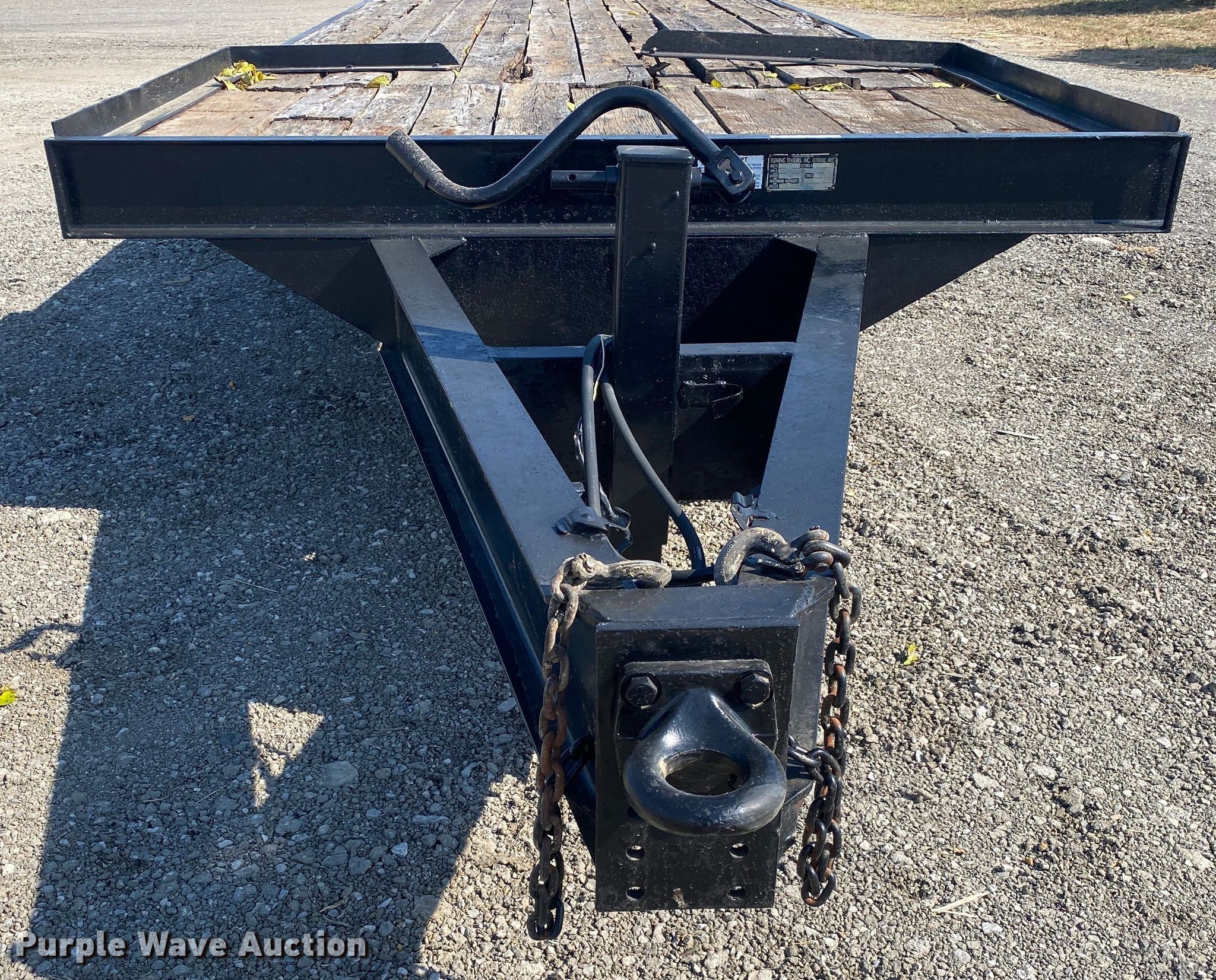 1998 Fleming Trailers Inc 7D824A equipment trailer in Collinsville, OK ...