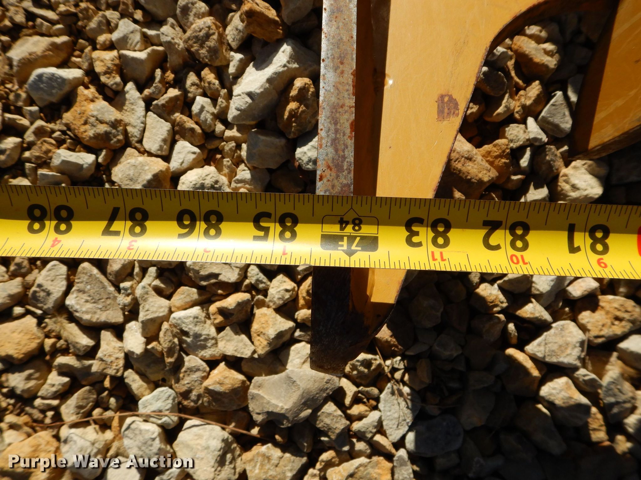 Dougherty Forestry GR84 84" W skid steer rock grapple bucket in ...