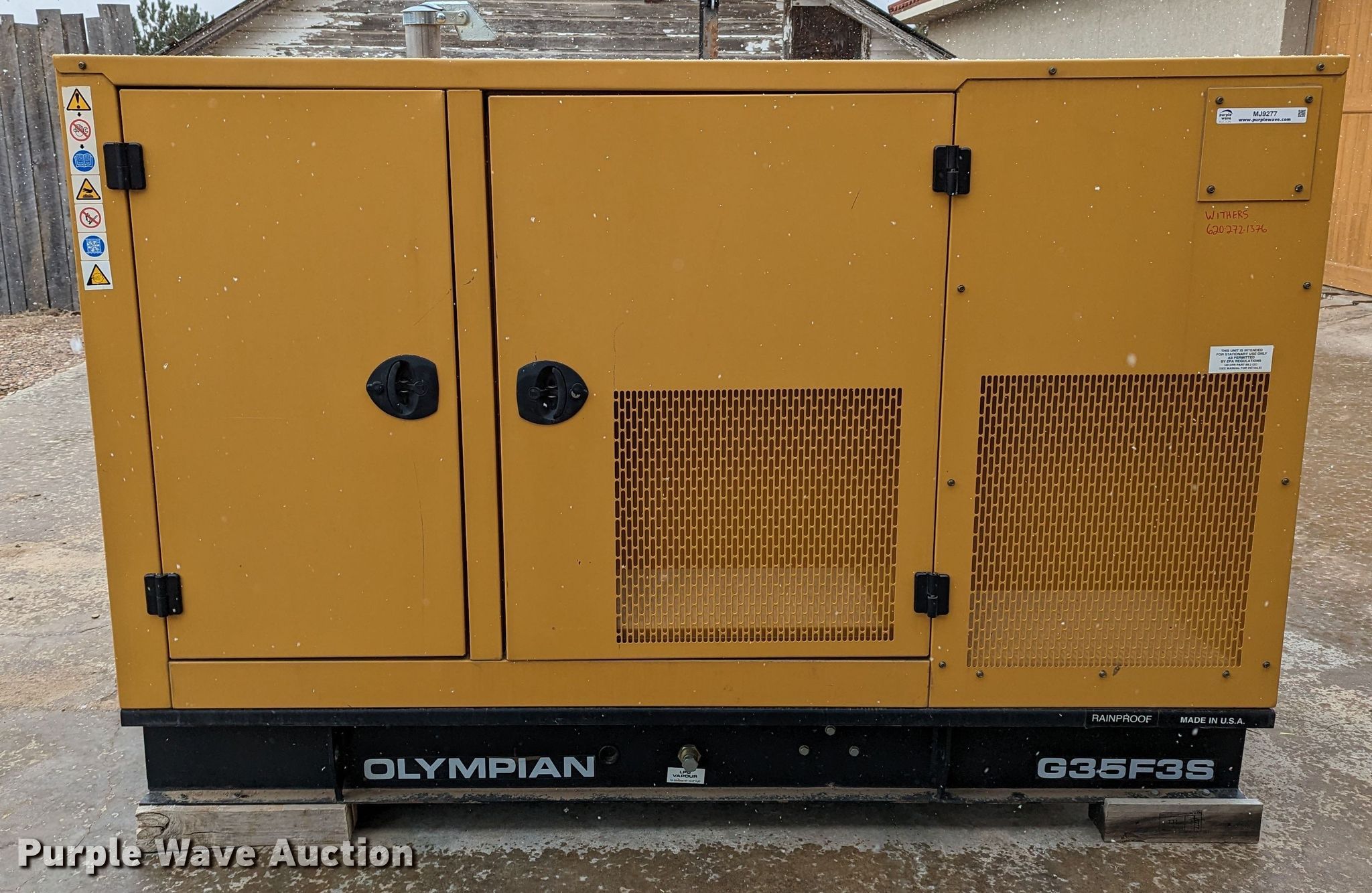 2007 Caterpillar Olympian G35F3S generator in Copeland, KS | Item ...