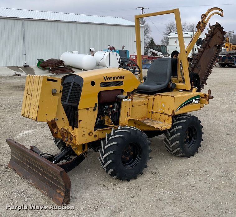 2005 Vermeer RT450 trencher in Clinton, IL | Item JL9746 sold | Purple Wave