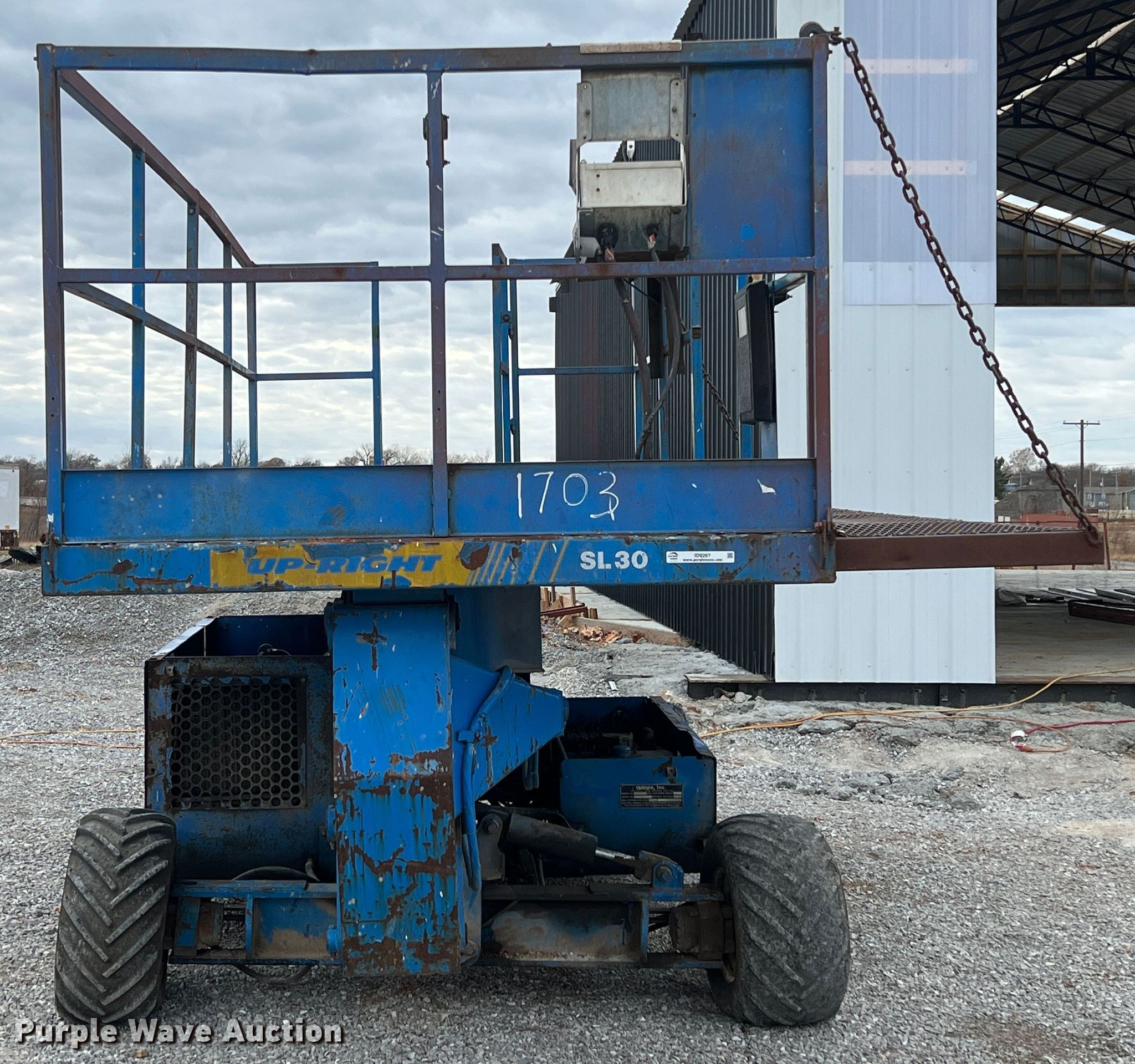Up Right SL30 scissor lift in Webb City, MO | Item ID9267 sold | Purple ...