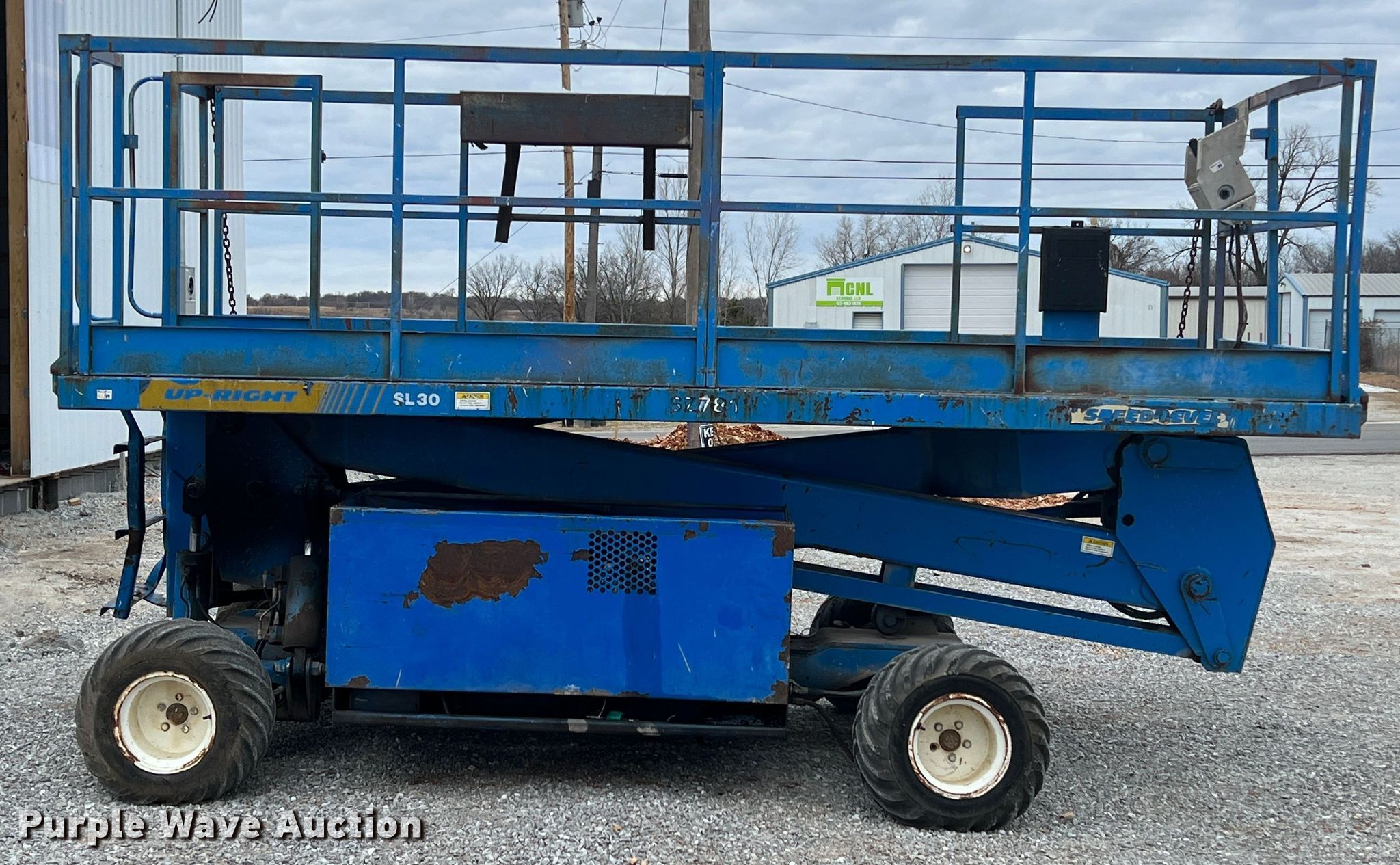 Up Right SL30 scissor lift in Webb City, MO | Item ID9267 sold | Purple ...