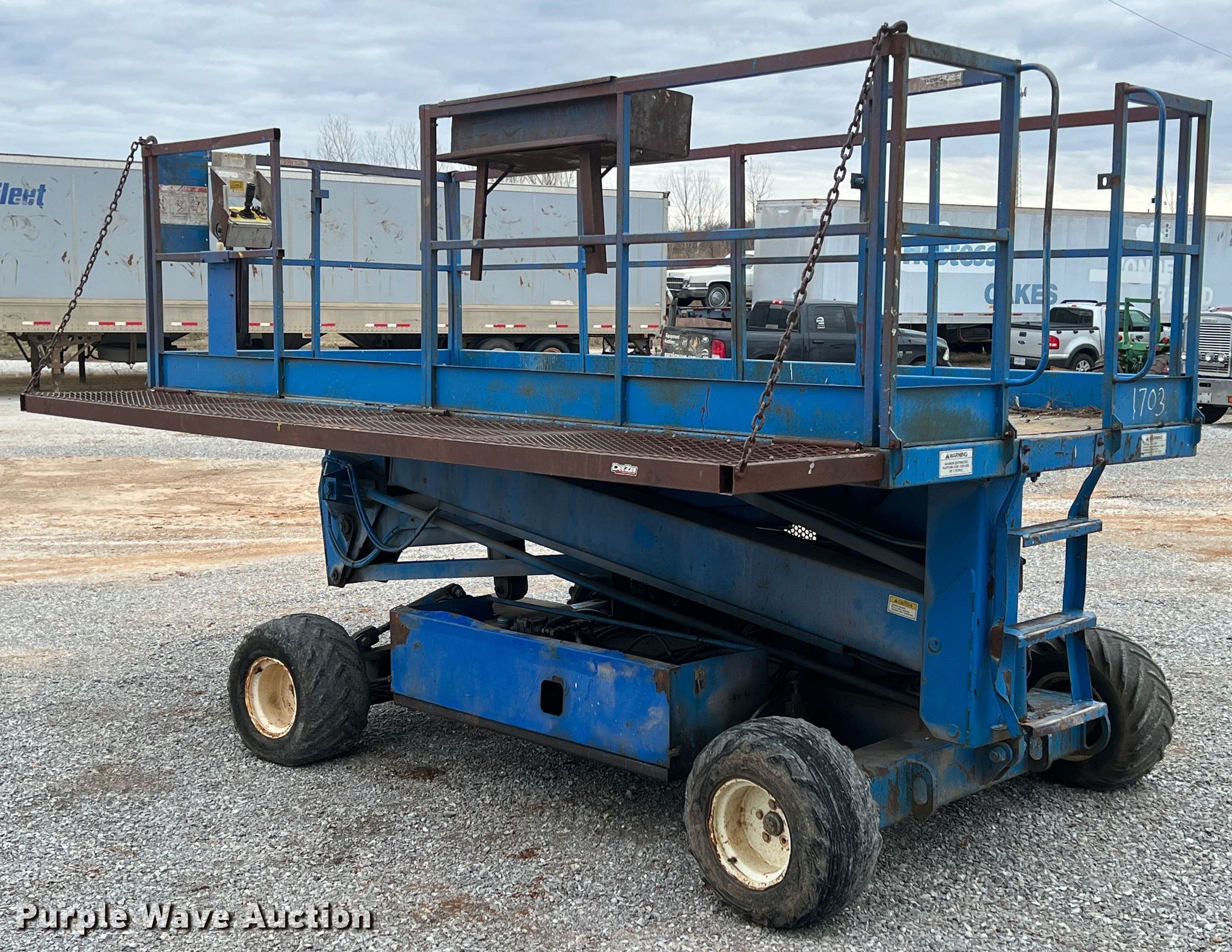 Up Right SL30 scissor lift in Webb City, MO | Item ID9267 sold | Purple ...