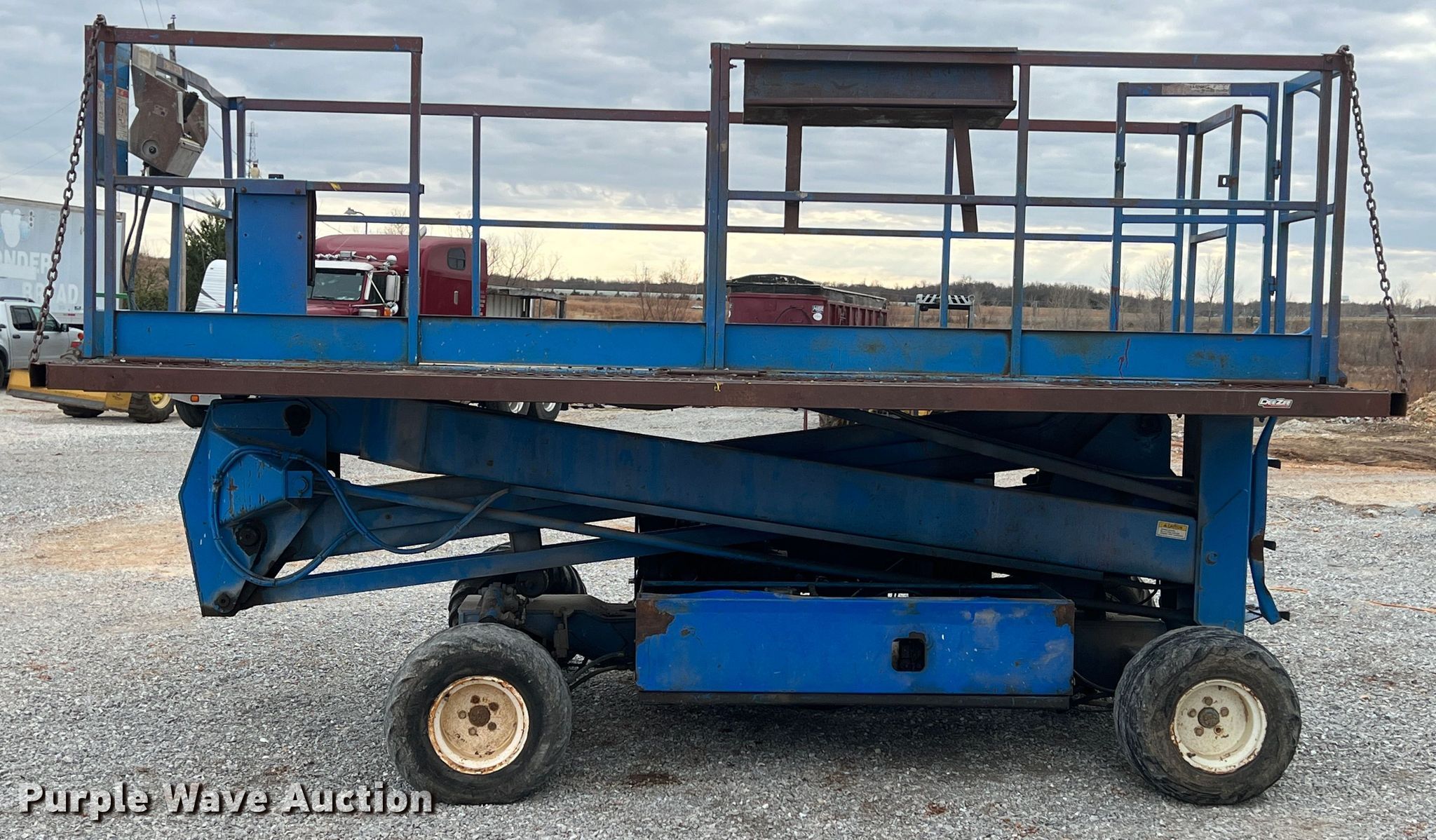 Up Right SL30 scissor lift in Webb City, MO | Item ID9267 sold | Purple ...