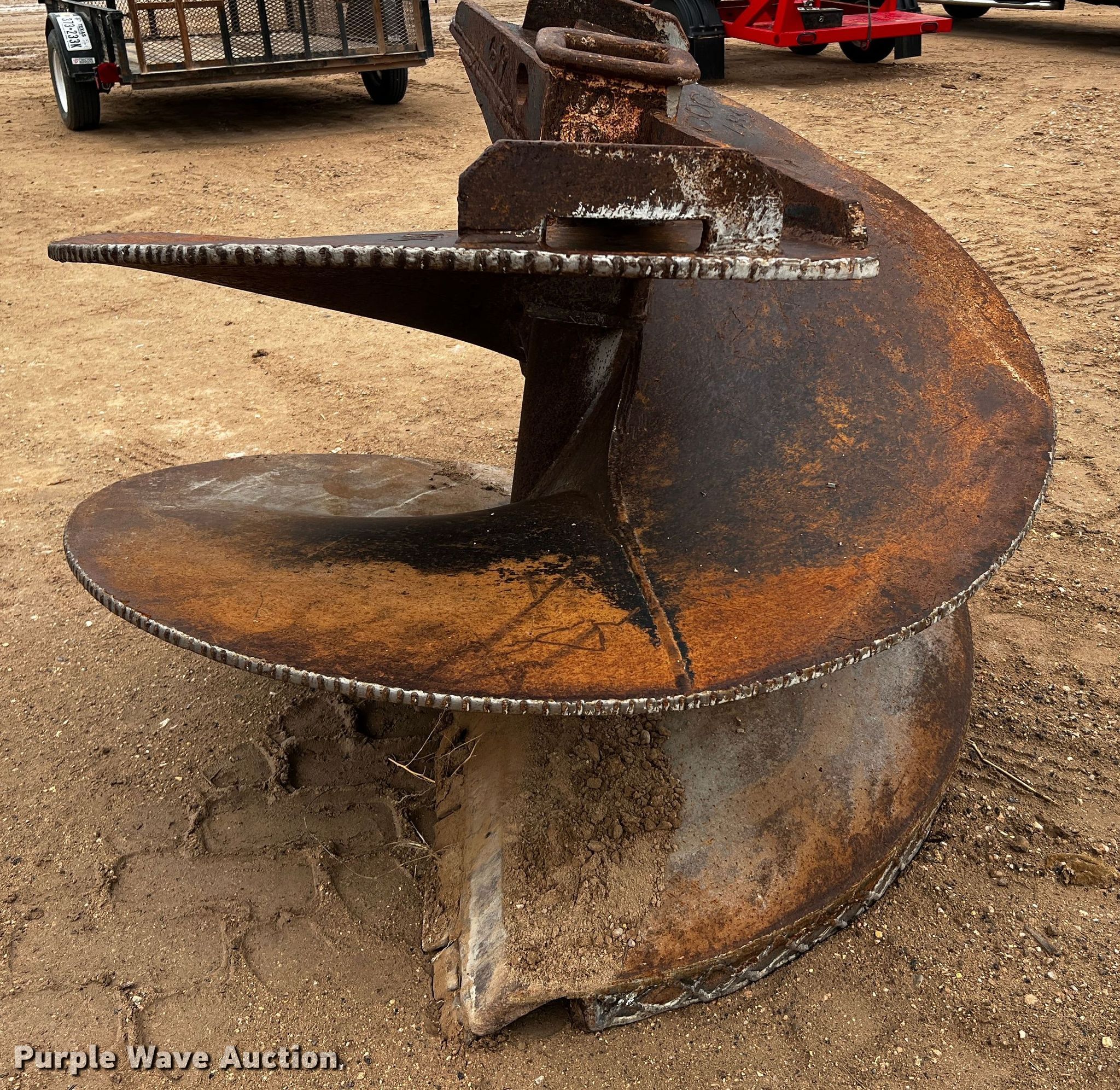 5'9" diameter sand auger bit in Big Spring, TX | Item DO8976 sold ...