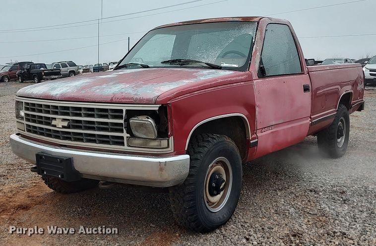 1990 Chevrolet K2500 pickup truck in Weatherford, OK | Item LK9484 sold ...