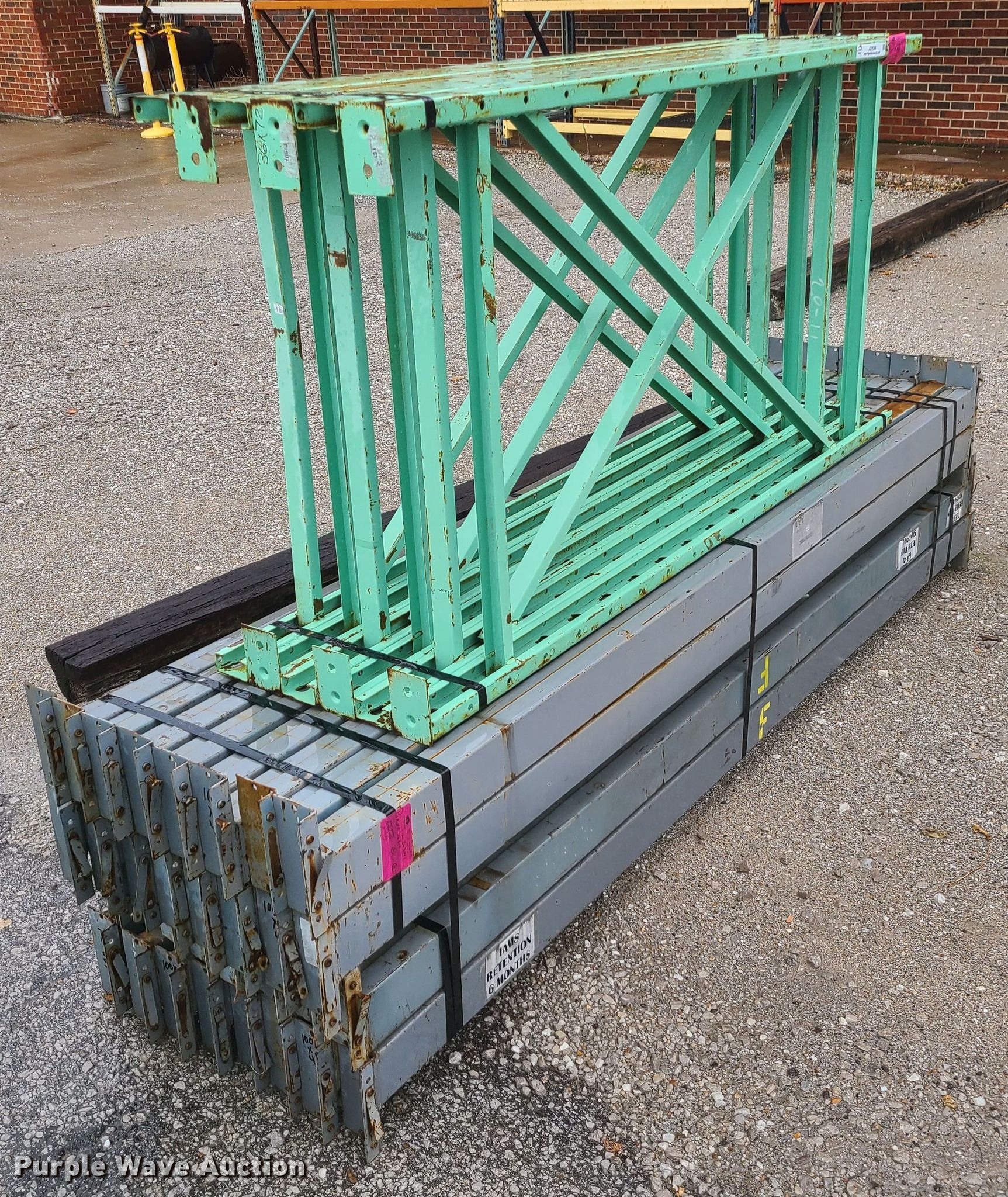Frick Gallagher pallet racking in Kansas City, MO | Item JG9586 sold ...