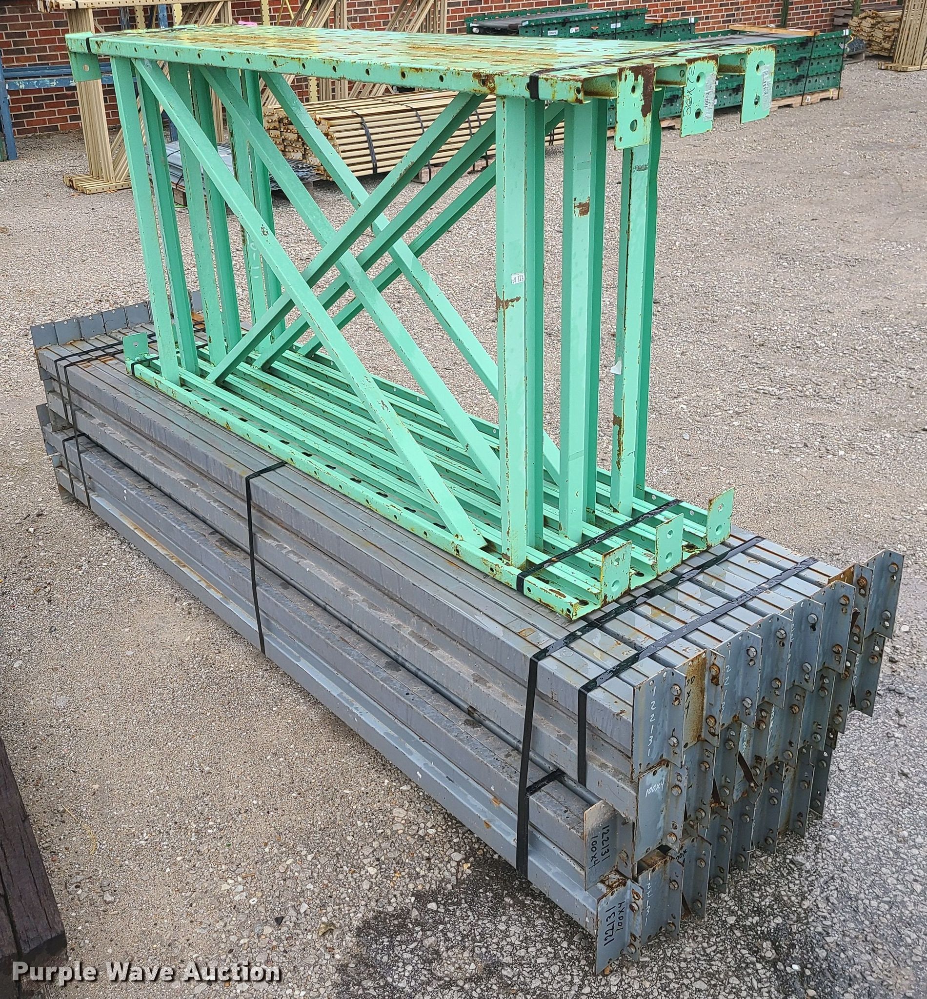 Frick Gallagher pallet racking in Kansas City, MO | Item JG9586 sold ...