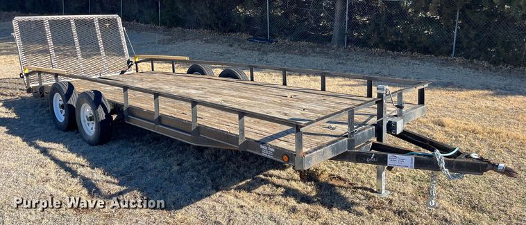 2002 PJ utility trailer in Garden Plain, KS | Item DQ5065 sold | Purple Wave