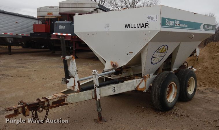 Willmar Super 500 spreader in St. Marys, KS | Item DK7563 sold | Purple ...