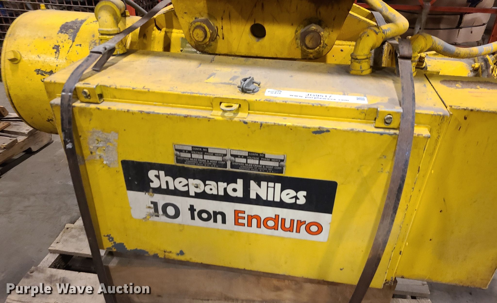 Shepard Niles 10 Ton Enduro overhead hoist in Kansas City, MO | Item ...