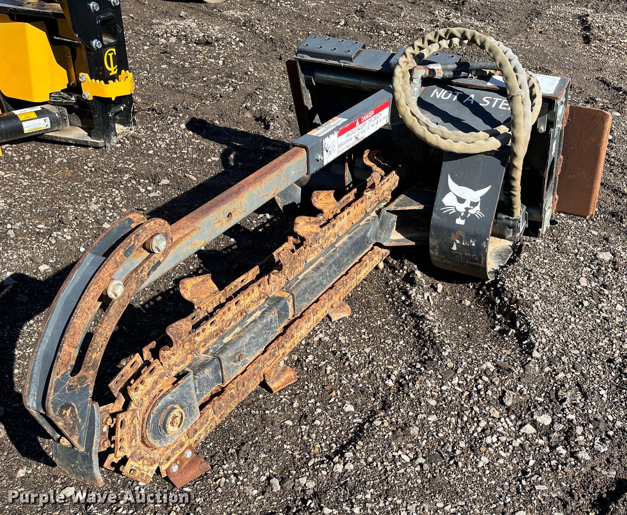 Bobcat skid steer trencher in Perry , KS | Item LP9783 sold | Purple Wave