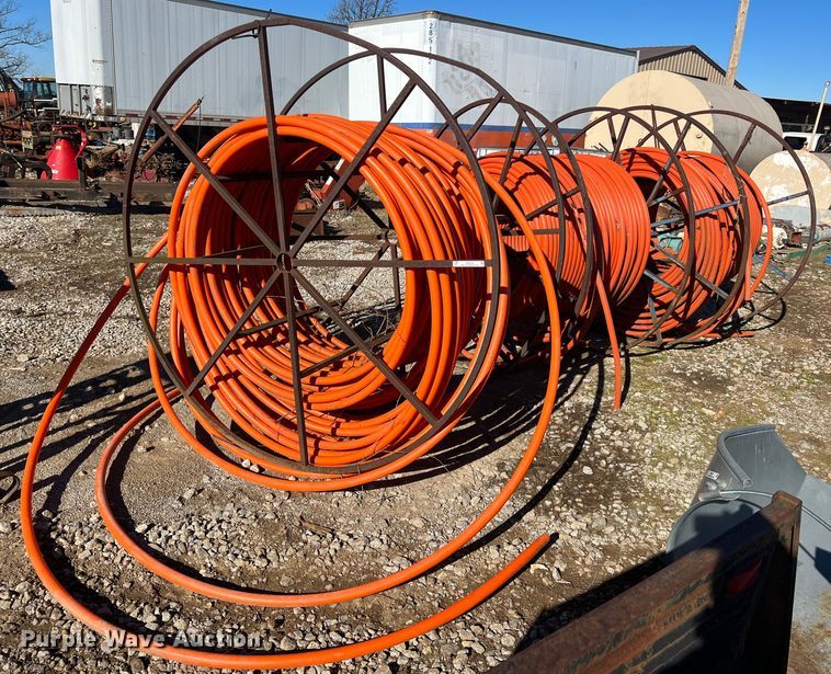 (3) PVC pipe reels in Barnsdall, OK | Item ID9374 sold | Purple Wave