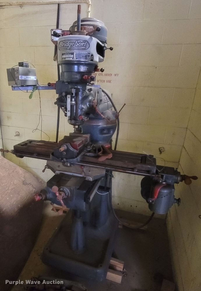 Bridgeport drill lathe in Miami, OK | Item MH9692 sold | Purple Wave