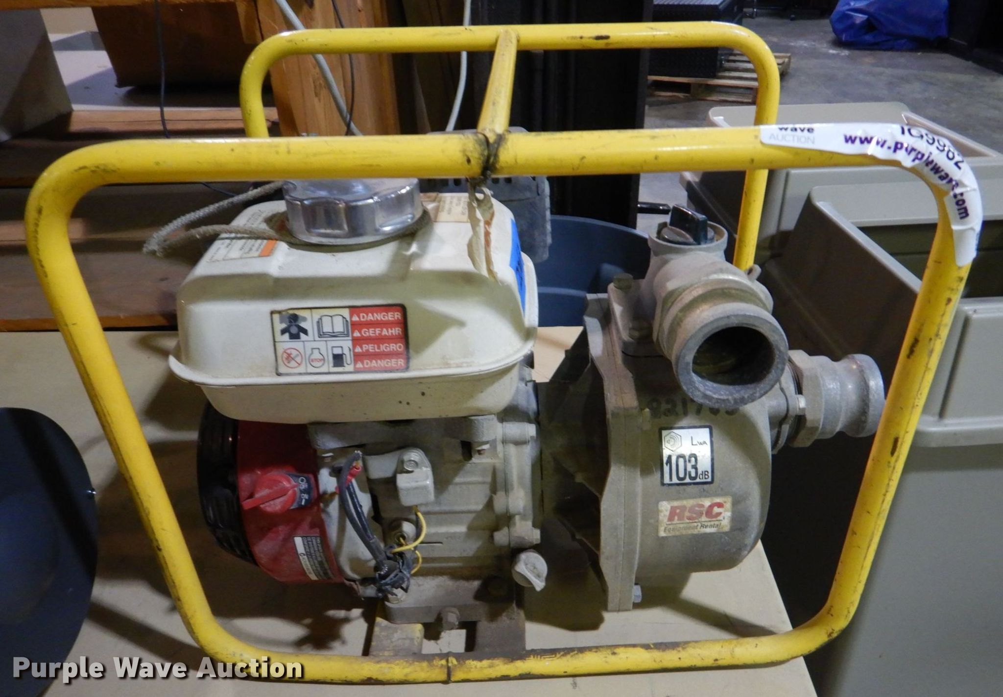 Wacker Neuson PG2 pump in Tulsa, OK | Item IG9982 sold | Purple Wave