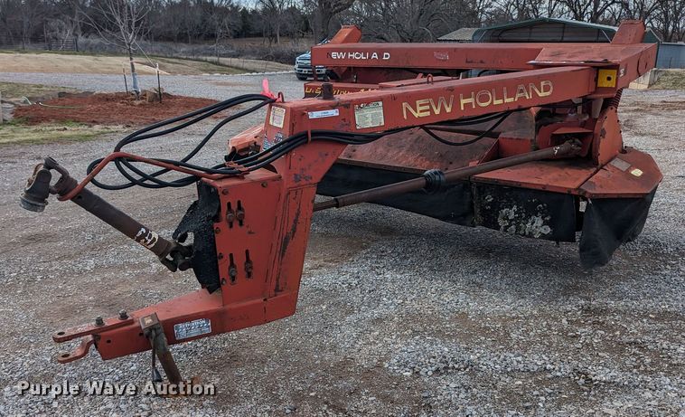 1990 New Holland 411 Discbine swather / windrower in Norman, OK | Item ...
