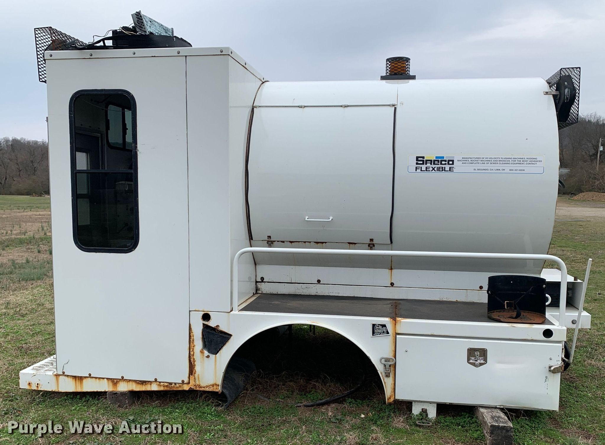 Sreco Flexible HSRSR38TM/PT0 sewer rodder bed in Mountainburg, AR ...