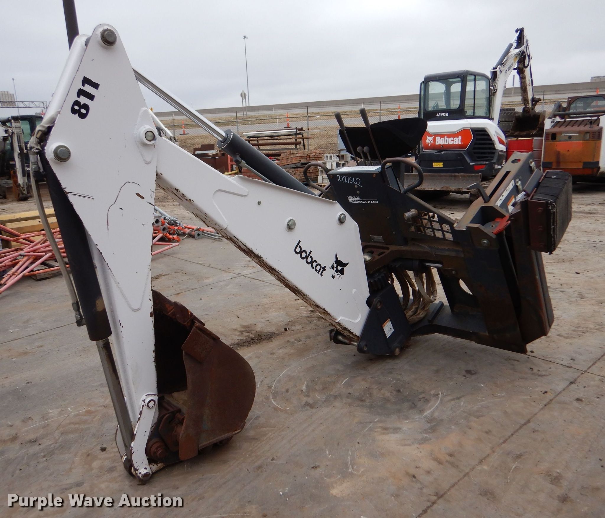 Bobcat 811 skid steer backhoe in Wichita, KS | Item MP9116 sold ...