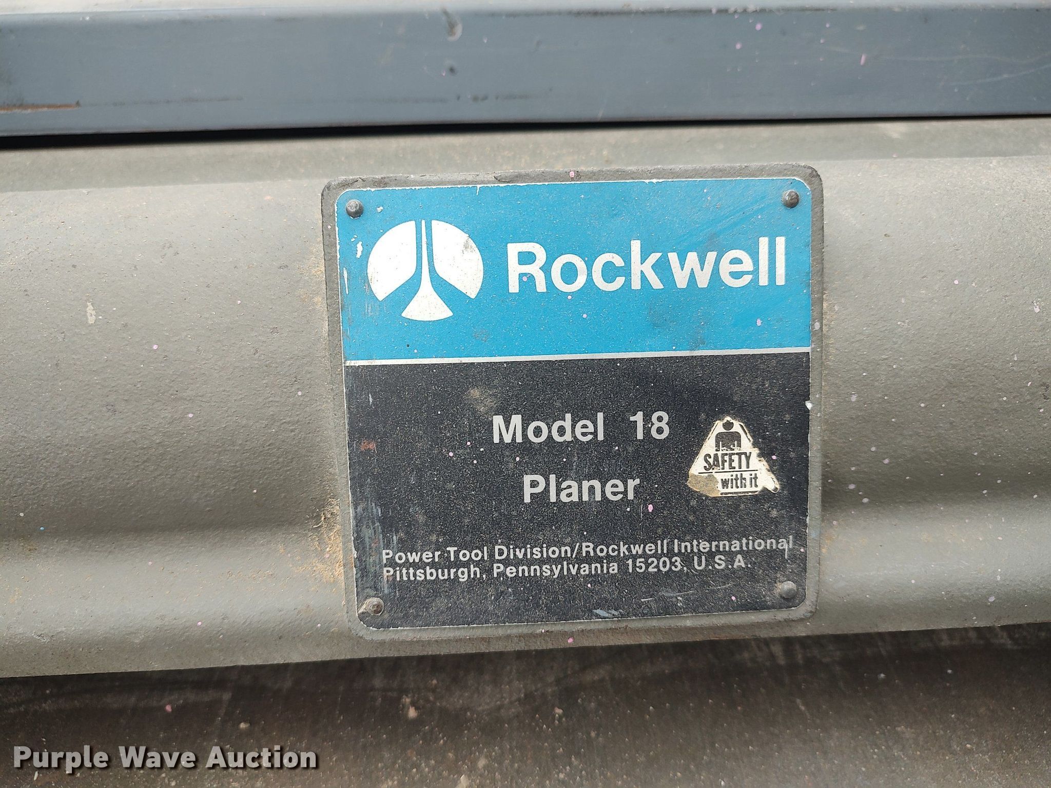 Rockwell 18 planer in Udall, KS | Item LT9552 sold | Purple Wave