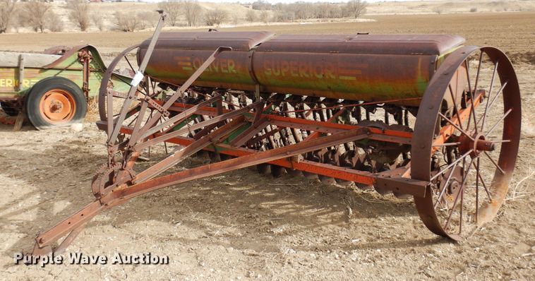 Oliver Superior grain drill in La Junta, CO | Item DF4724 sold | Purple ...