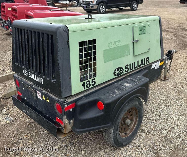 Sullair 185DPQ air compressor in Salina, KS | Item LN9298 sold | Purple ...