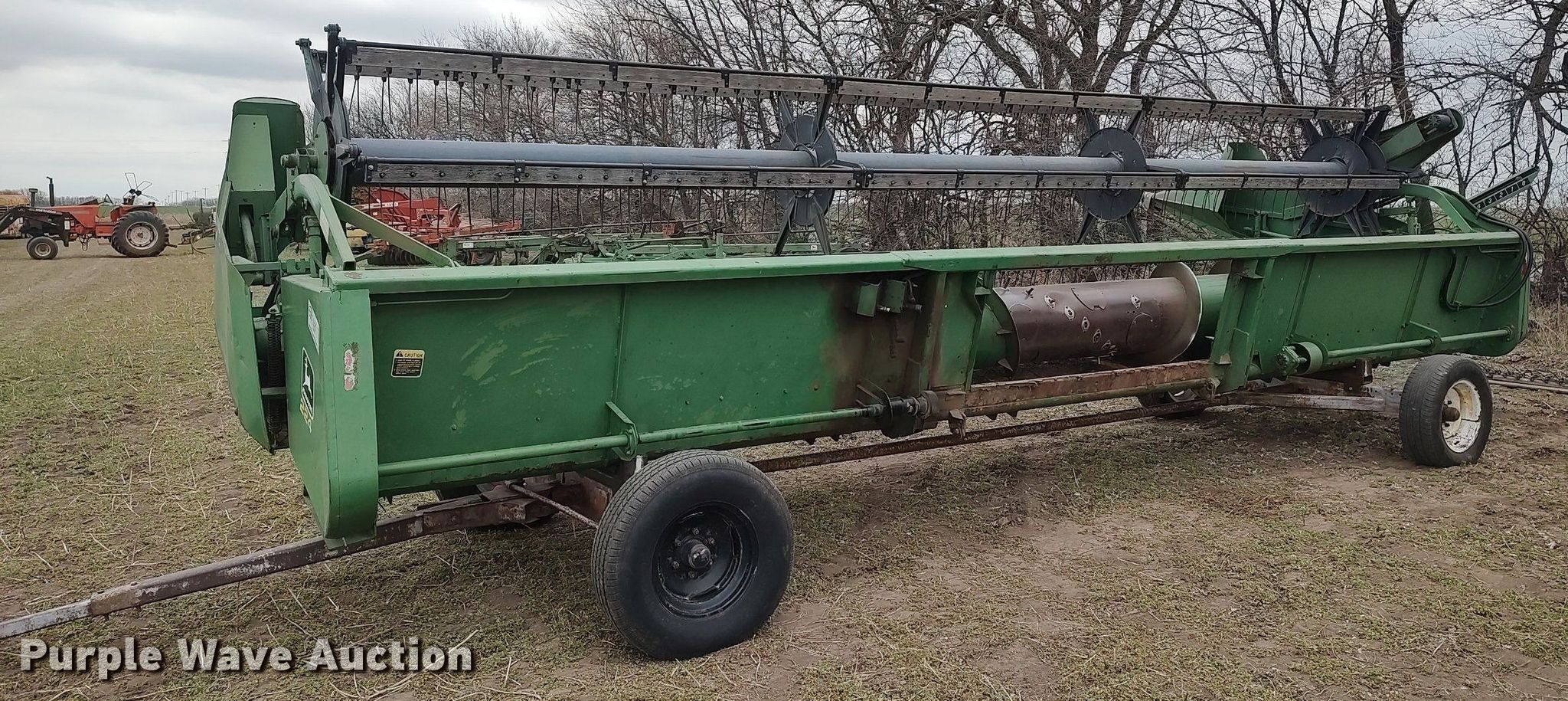 John Deere 224 flex head in Wellington, KS | Item DQ0359 sold | Purple Wave