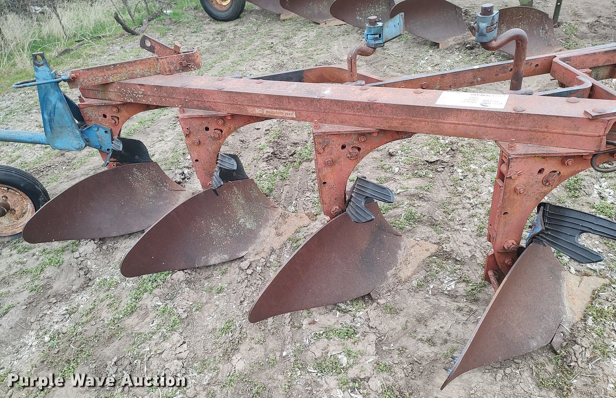 McCormick four bottom plow in Wellington, KS | Item DQ0375 sold | Purple Wave