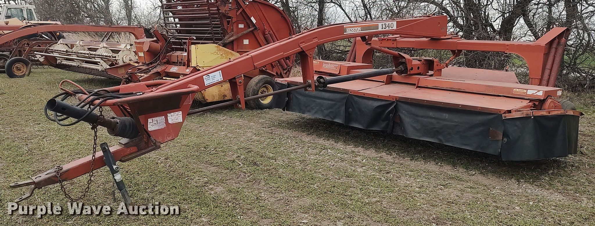 1993 Hesston 1340 swather / windrower in Wellington, KS | Item DQ0389 ...