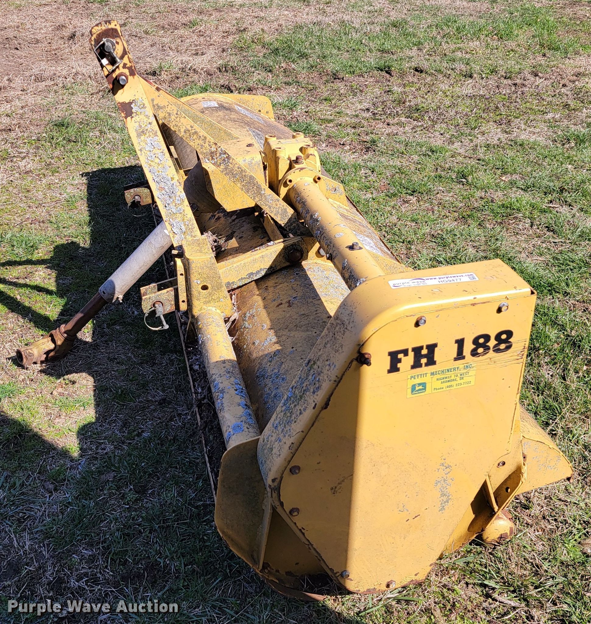 Bush Hog FH188 flail mower in Jasper, MO | Item HG9477 sold | Purple Wave