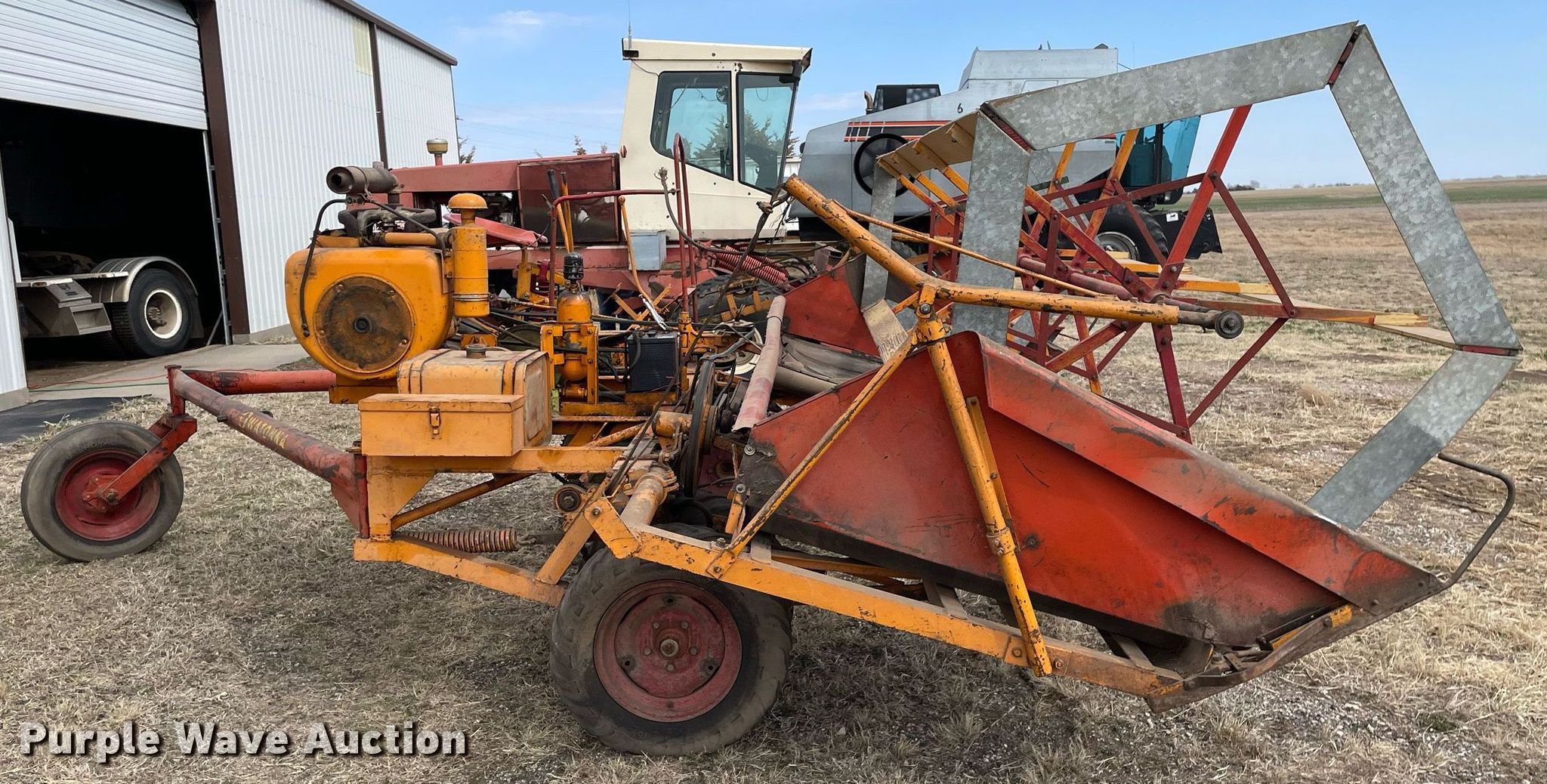 Owatonna 7D4 swather / windrower in Inman, KS | Item MY9136 sold | Purple Wave