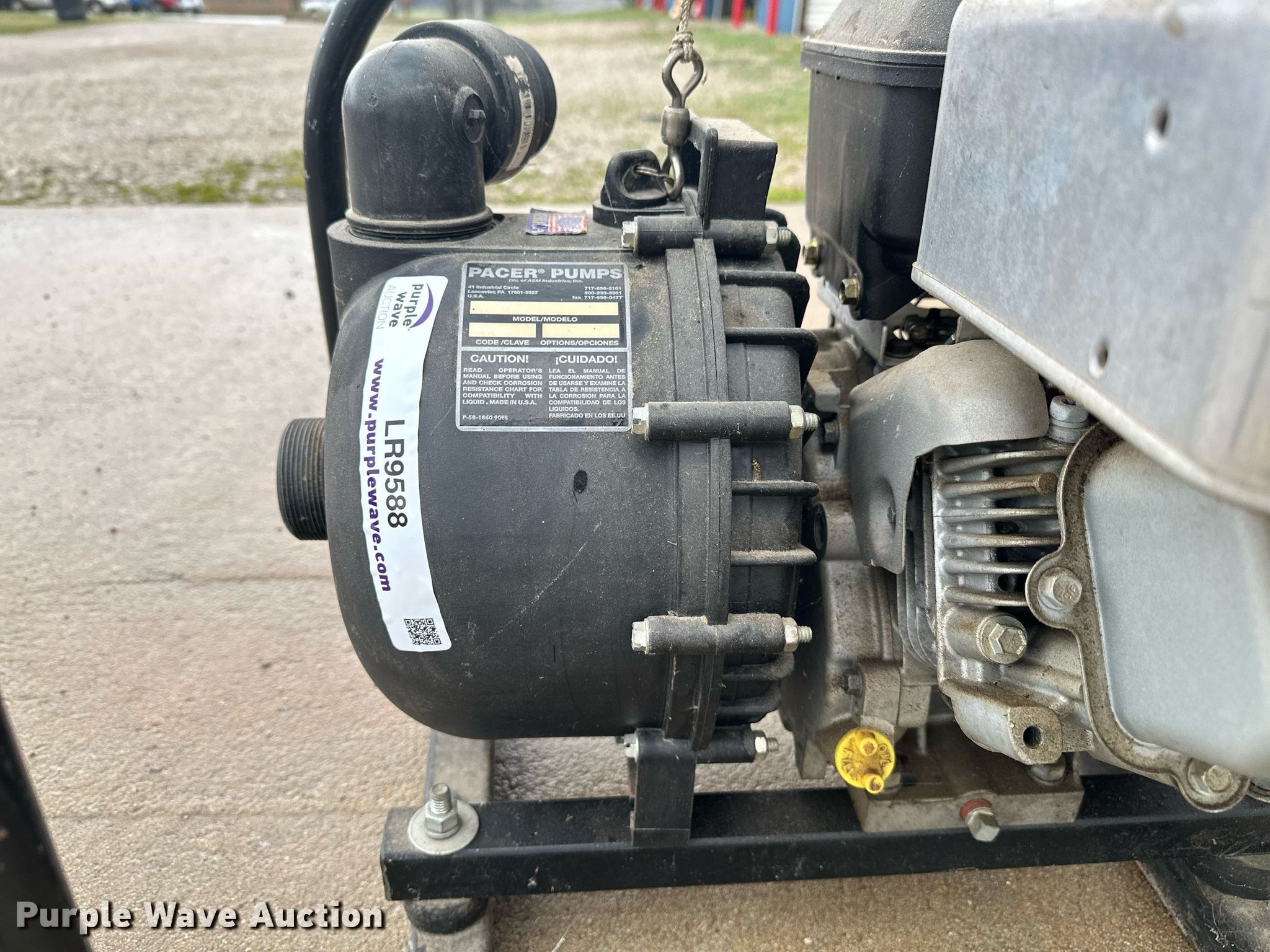 Pacer Intek 206 pump in Holdenville, OK | Item LR9588 sold | Purple Wave