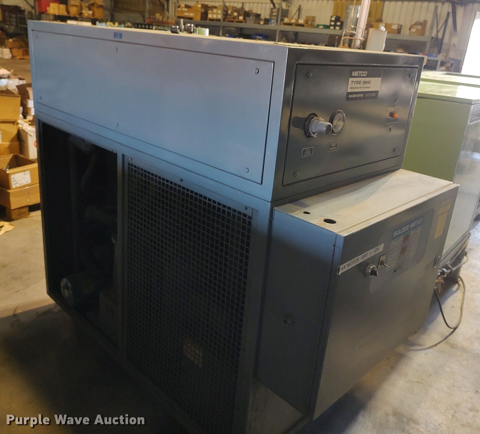 Sulzer metco Type 9MK refrigerated heat exchanger in Wichita, KS | Item ...