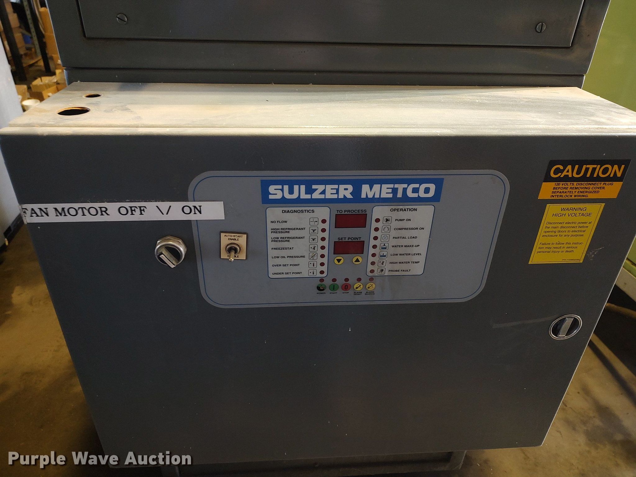 Sulzer metco Type 9MK refrigerated heat exchanger in Wichita, KS | Item ...
