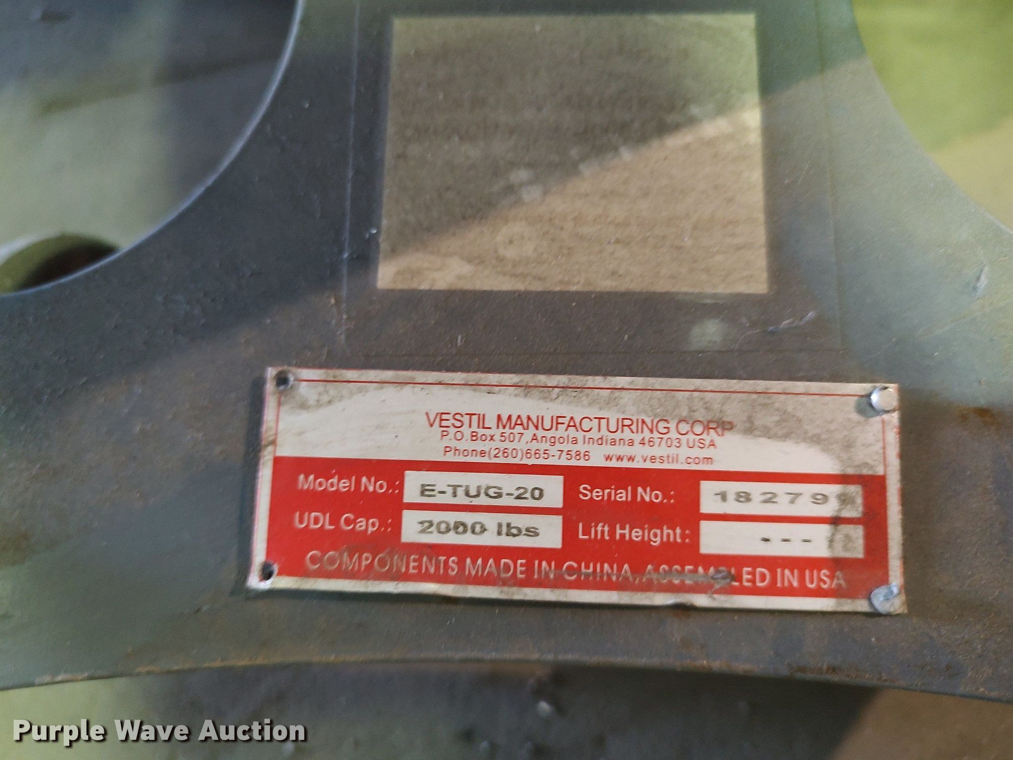 Vestil E Tug-20 electric dolly in Wichita, KS | Item LG9735 sold ...