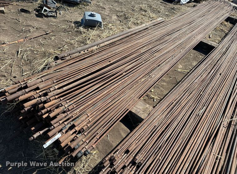 (200) 5/8" sucker rods in Plains, KS | Item KX9189 sold | Purple Wave