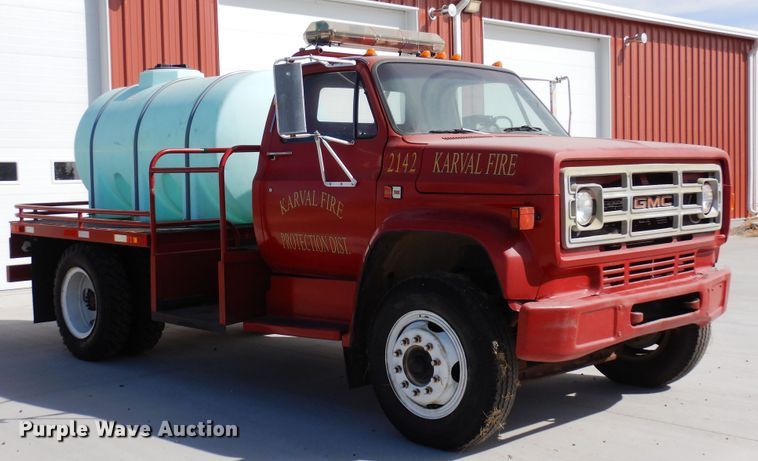 1985 GMC C7000 flatbed truck in Karval, CO | Item DN6342 sold | Purple Wave